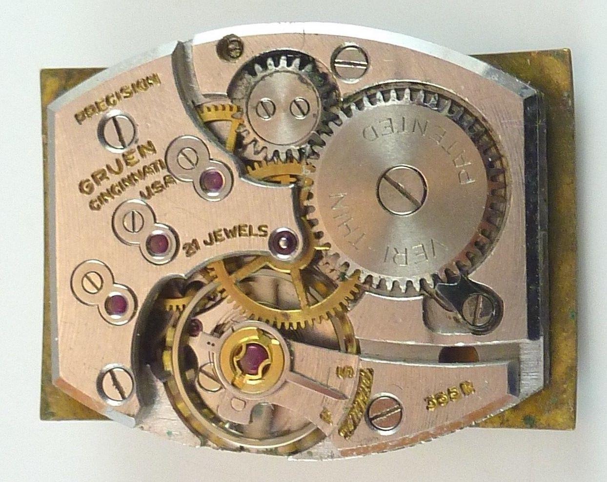 The Movement Gruen Manufactured in Cincinnati – Cincinnati Watch Company