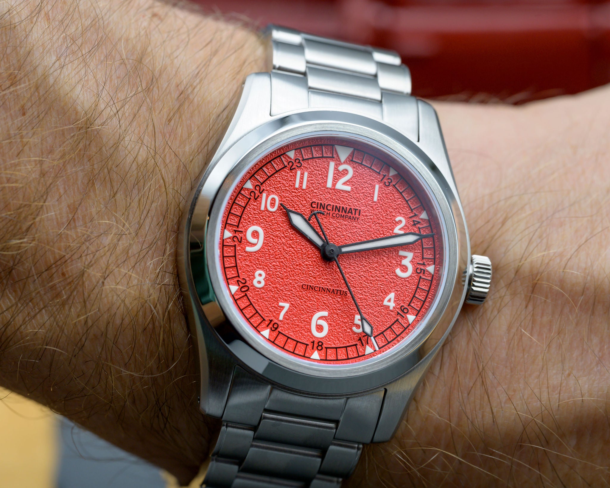 The Cincinnatus Red – Cincinnati Watch Company